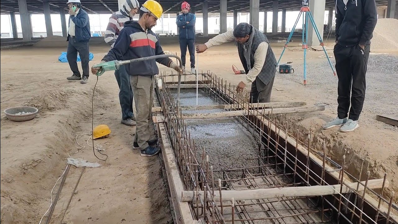 Techniques of Raft Casting_Construction of Building Foundation | How to ...