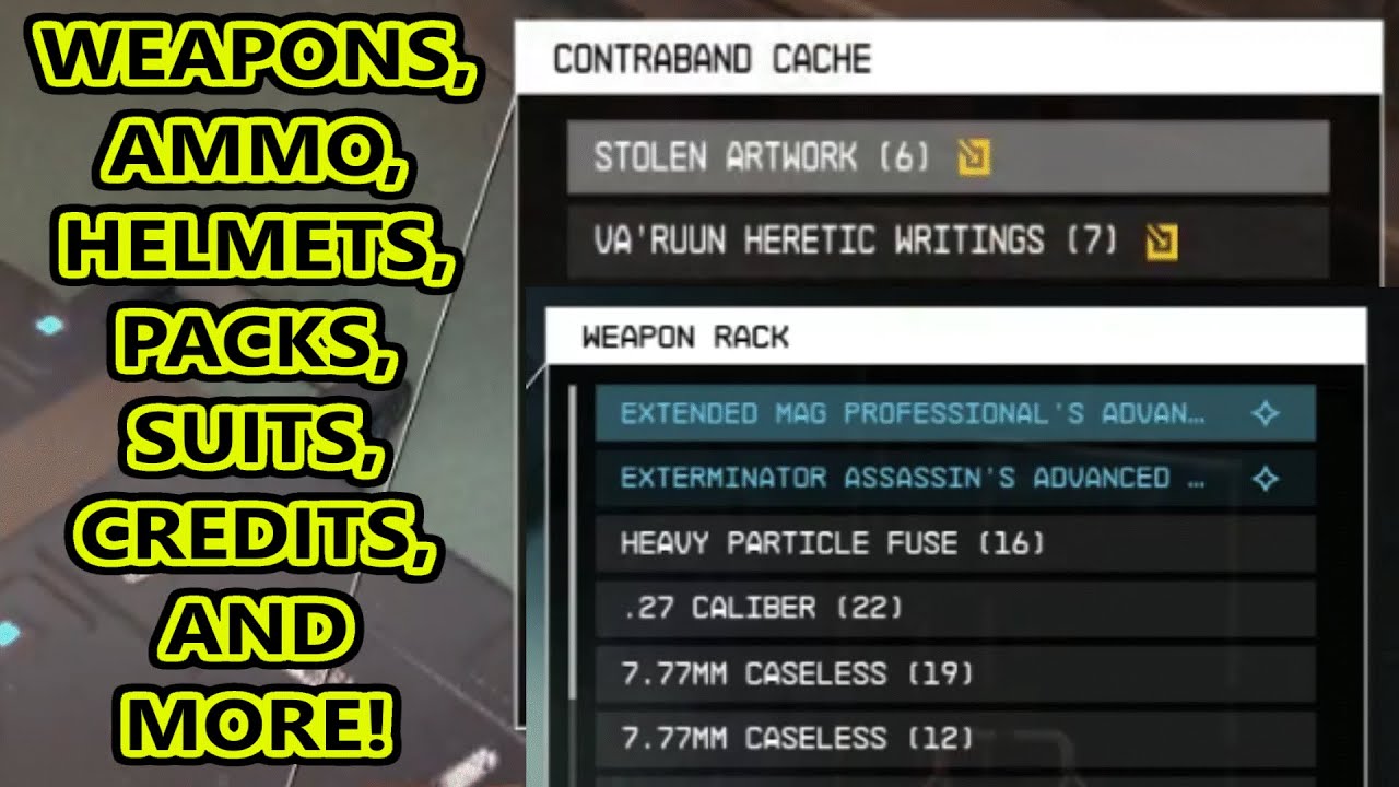 Starfield Credit Glitch - Stack Loot At Vulture's Rest - YouTube