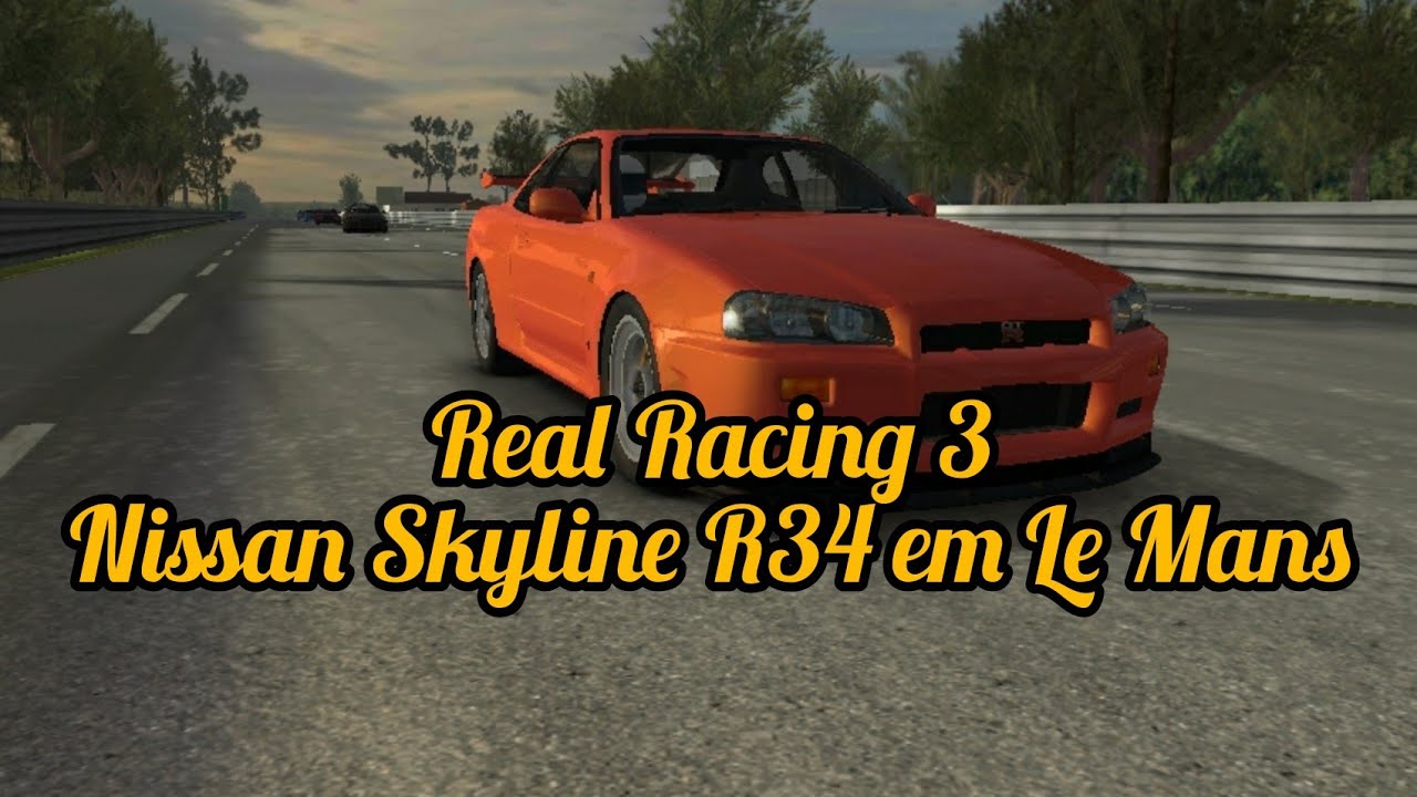 Real Racing 3 - Série exclusiva - Nissan Skyline GTR R34 acelerando em ...