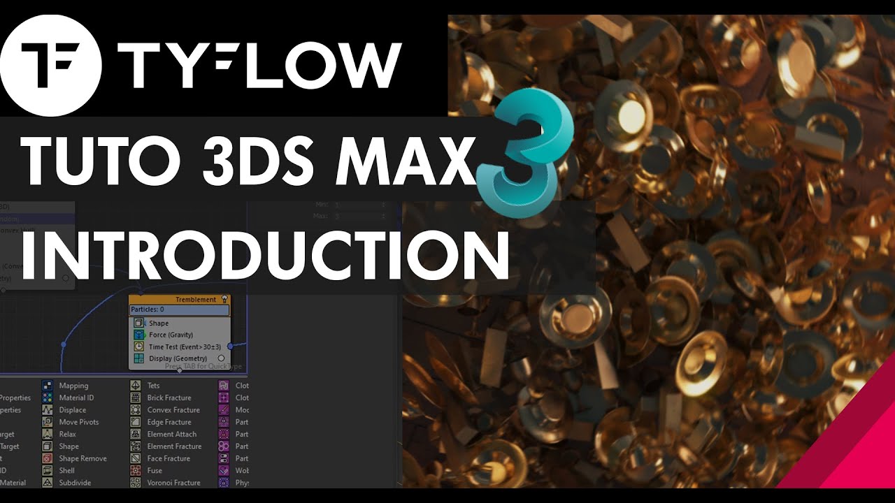 TUTO FR : 3ds Max - Partie 03 - tyFlow : découverte - YouTube