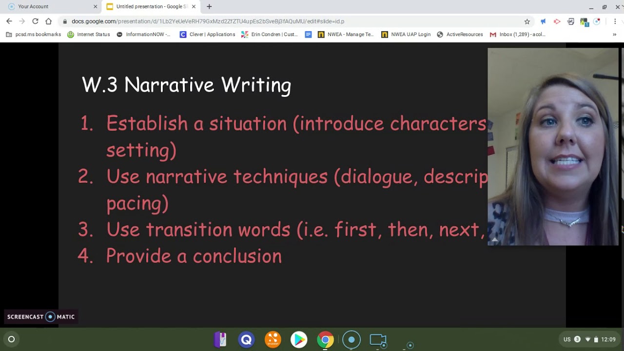 6th Grade ELA - W6 1, W6 2, W6 3 Writing Modes - YouTube