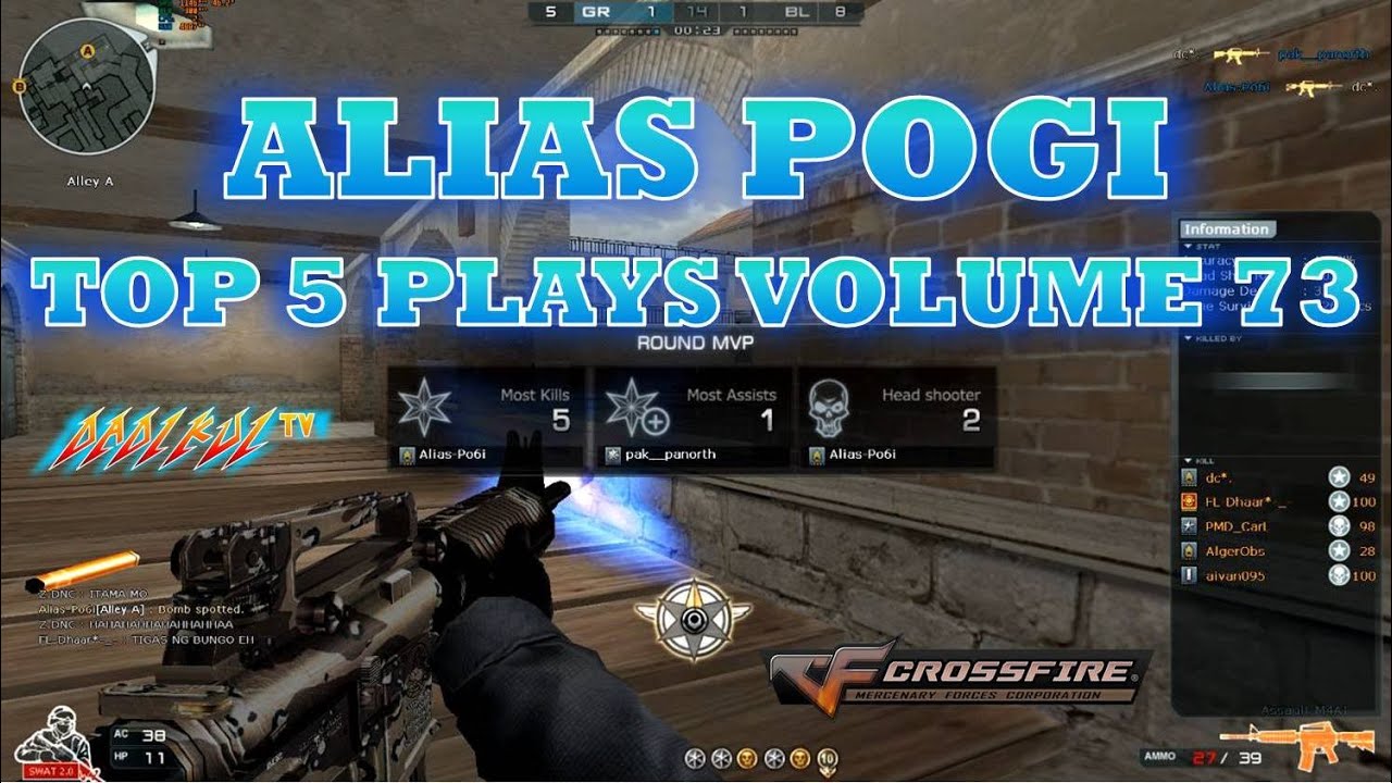 Alias Pogi Top 5 Plays Volume 73! CrossFire Philippines! - YouTube