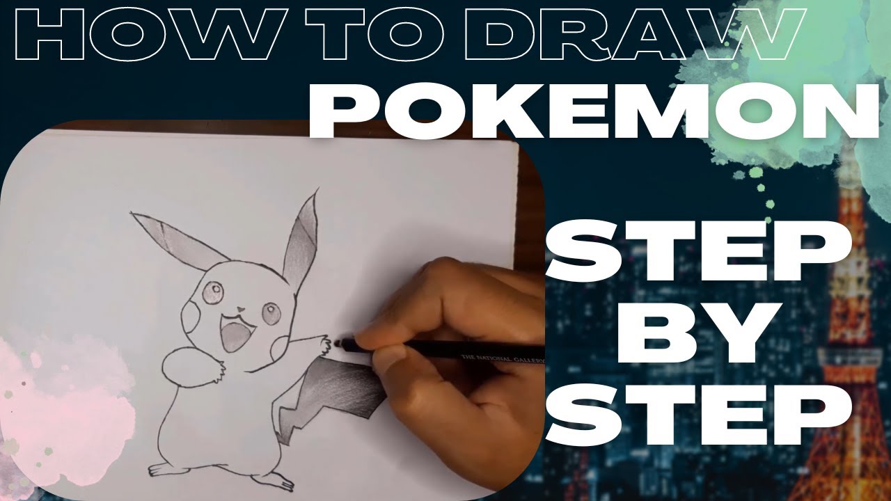 Drawing pokemon - step by step 2022 - YouTube