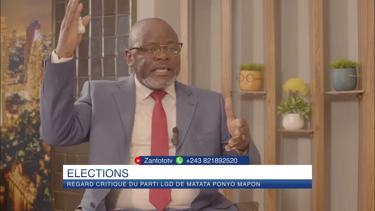 Avec Floride : Elections, cruelle désillusion pour le LGD de Matata Ponyo Mapon. - YouTube