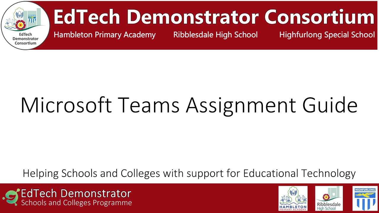 Microsoft Teams Assignments Guide 07/07/20 - YouTube