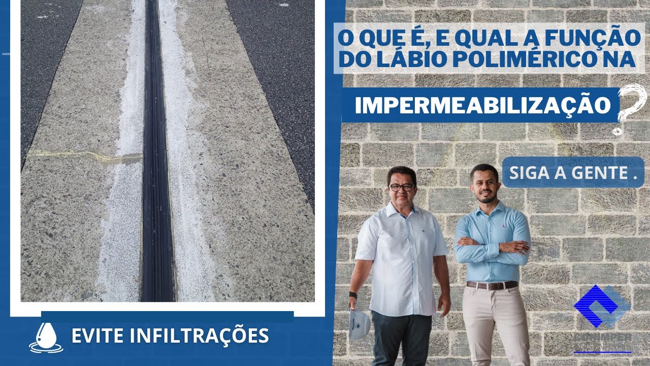 O que o lábio polimérico na Impermeabilização ? - YouTube
