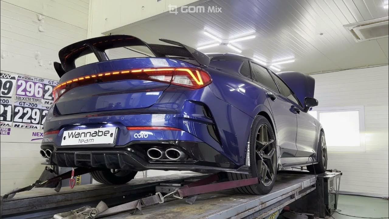 기아 K5(dl3) ECU맵핑 + 팝앤뱅 맵핑 - YouTube