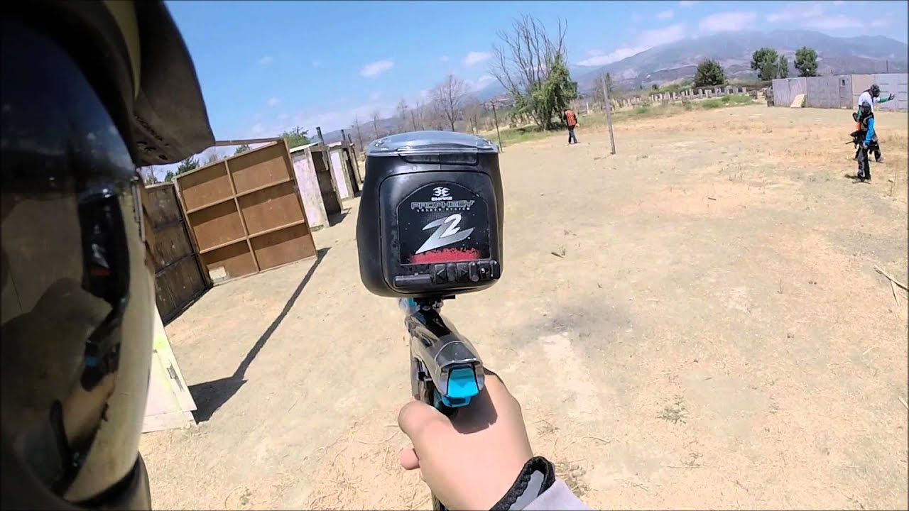 Stryker paintball second wraparound the village shooting w/ Machine ...