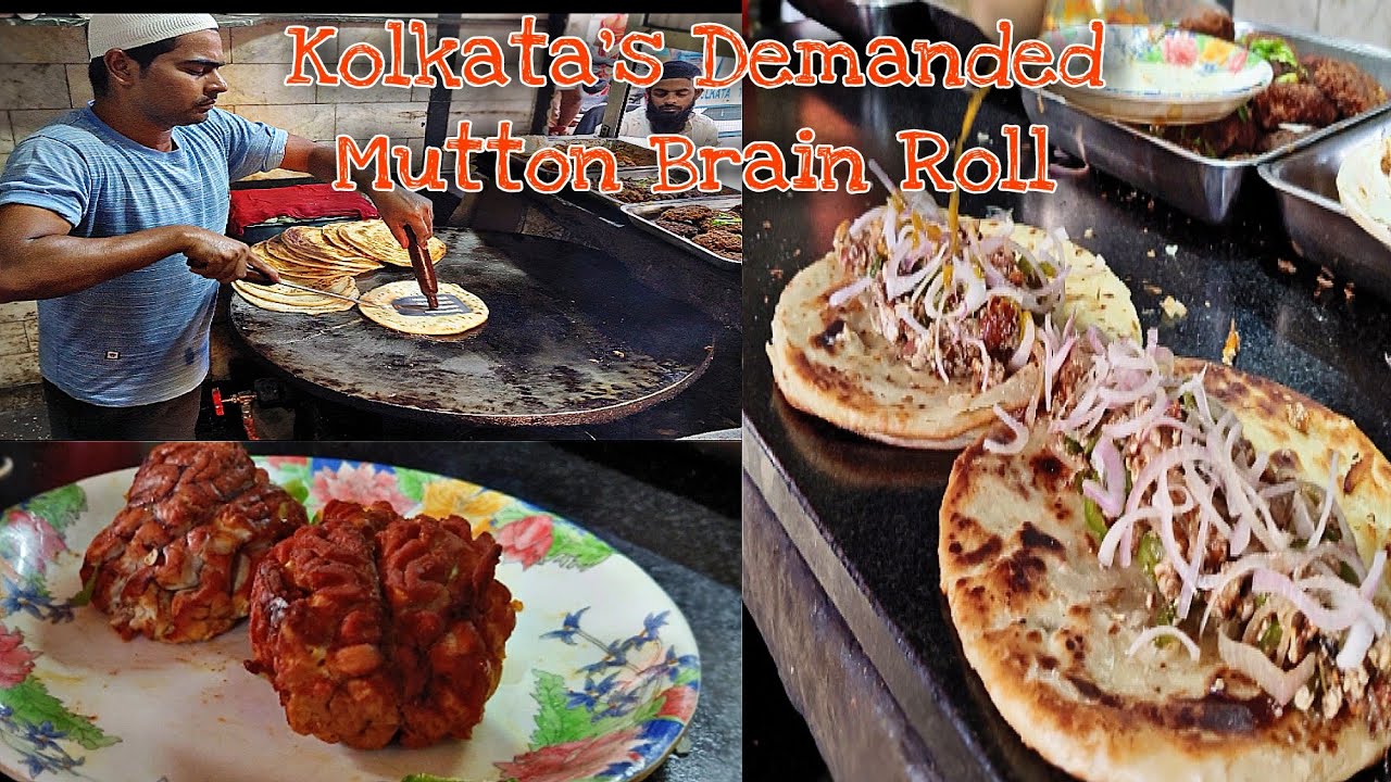 Kolkata's Delicious Mutton Brain Roll | Kolkata's 7 Point Famous Bheja ...