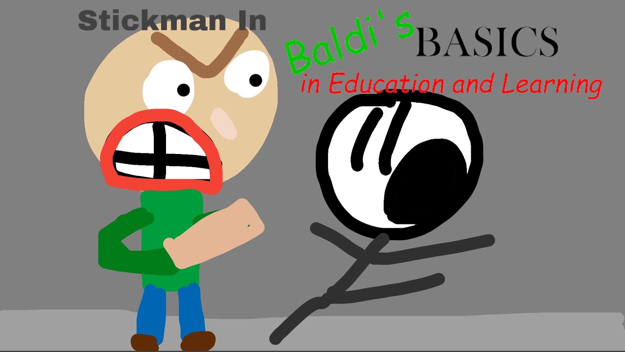 Stickman in Baldi’s Basics - YouTube