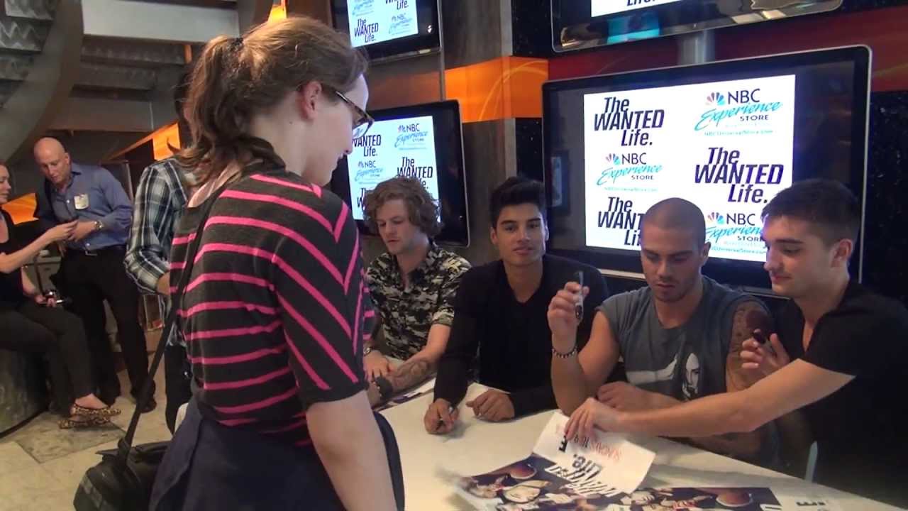 Exclusive: The Wanted Meets Fans In NYC! - YouTube