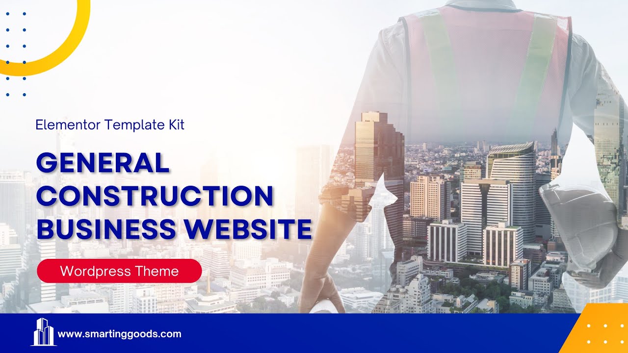 How to design a professional construction Business website | Smarting ...