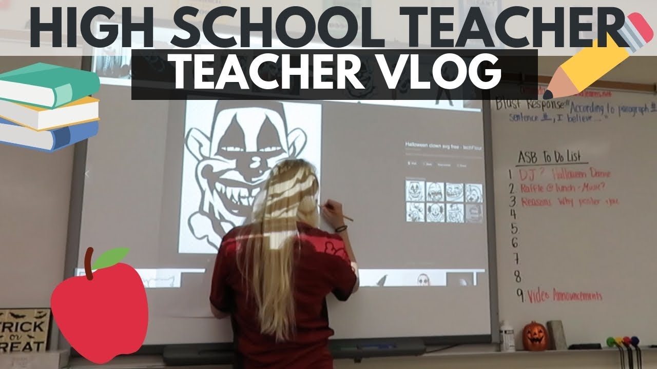 High School ASB Teacher Classroom Setup + Teacher Vlog DIY - YouTube