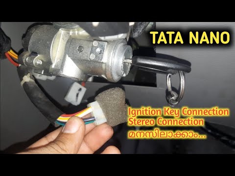 TATA NANO Ignition KEY CONNECTION | CAR STEREO CONNECTION | WIRE COLOUR ...