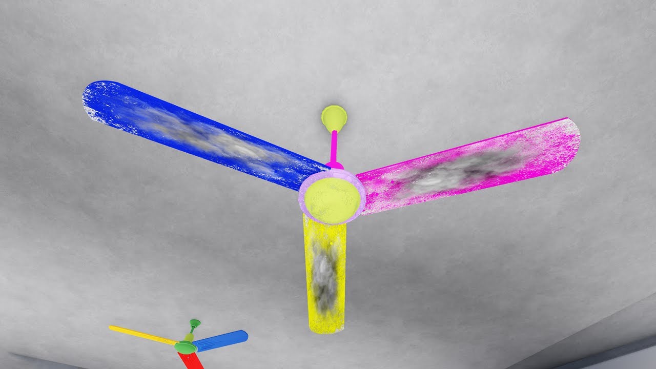 Super Vintage Ceiling Fan Completion In House, Pankha, Ventiladores ...