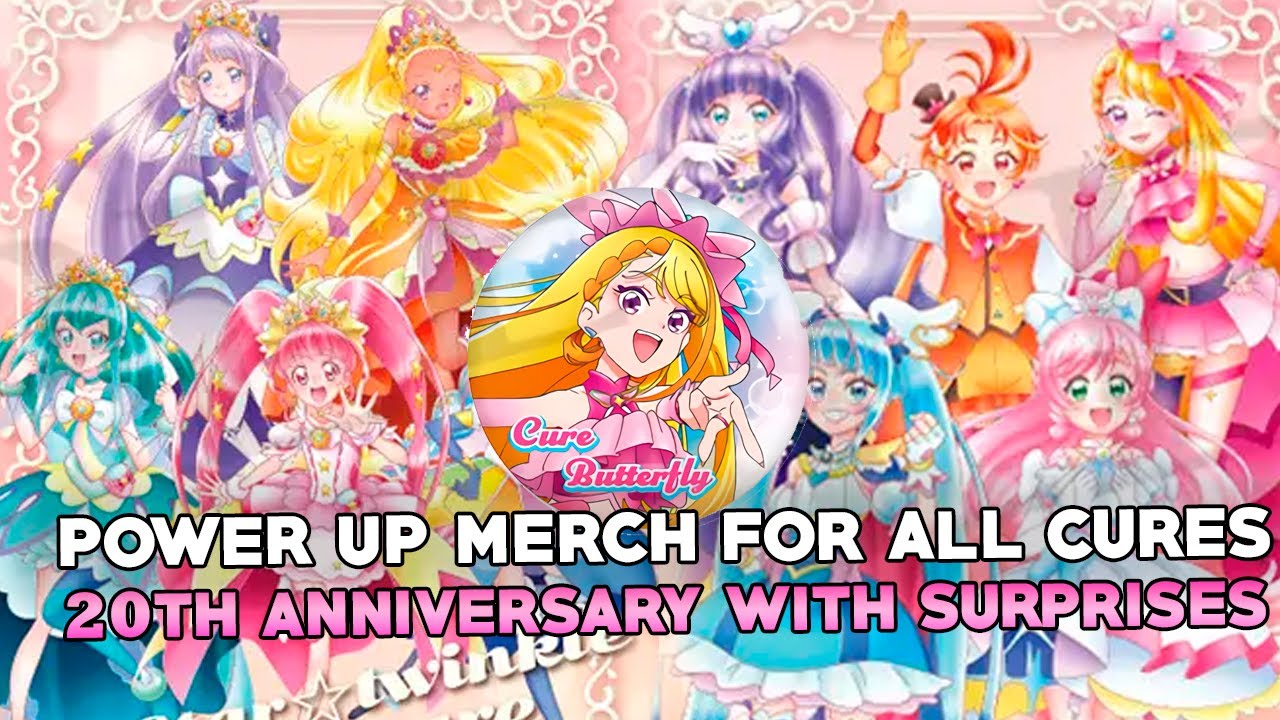 PRECURE 20TH ANNIVERSARY - New Acrylic & Merch of EVERY CURE with their ...