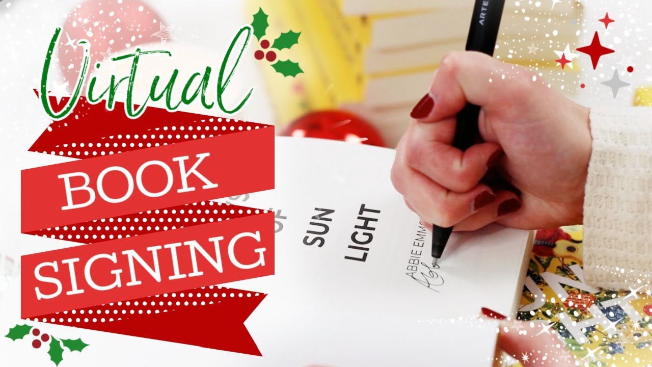 LIVE Book Signing! 📚 Virtual Holiday Event | 100 Days of Sunlight - YouTube