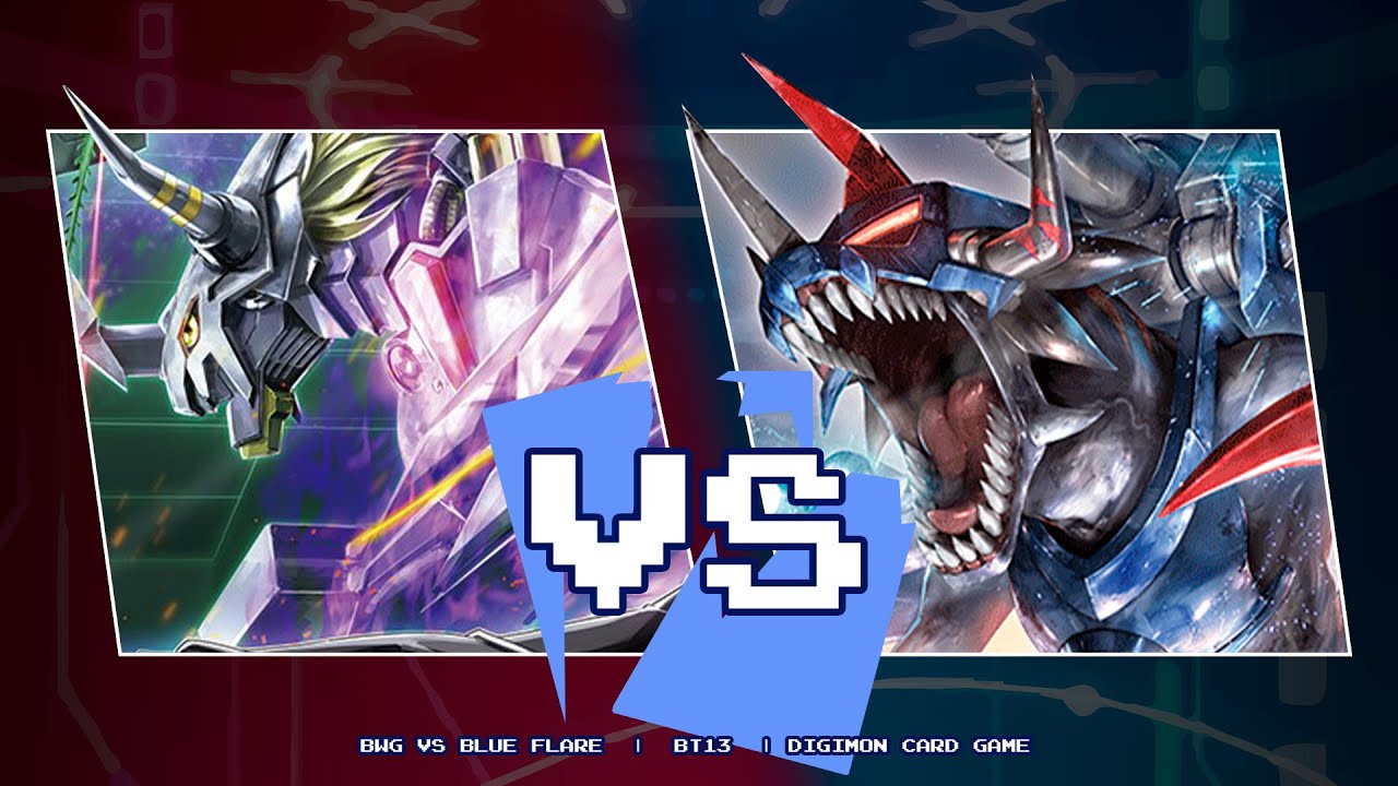 BWG Vs Blue Flare | BT13 | Digimon Card Game - YouTube