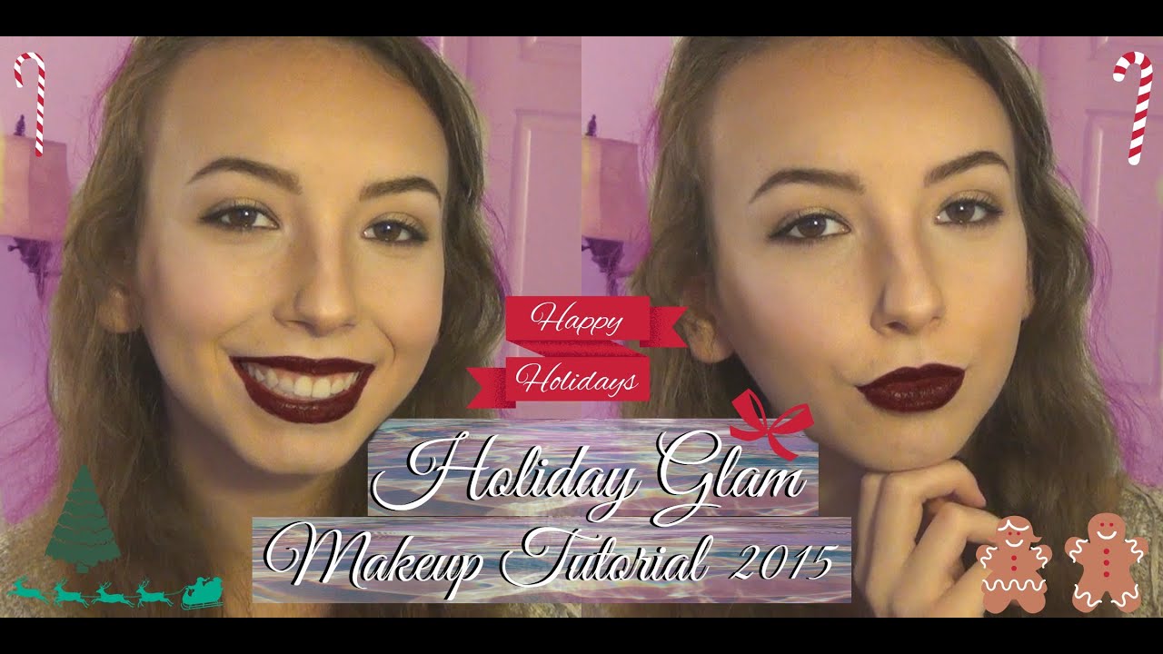 Holiday Glam Makeup Tutorial 2015! - YouTube