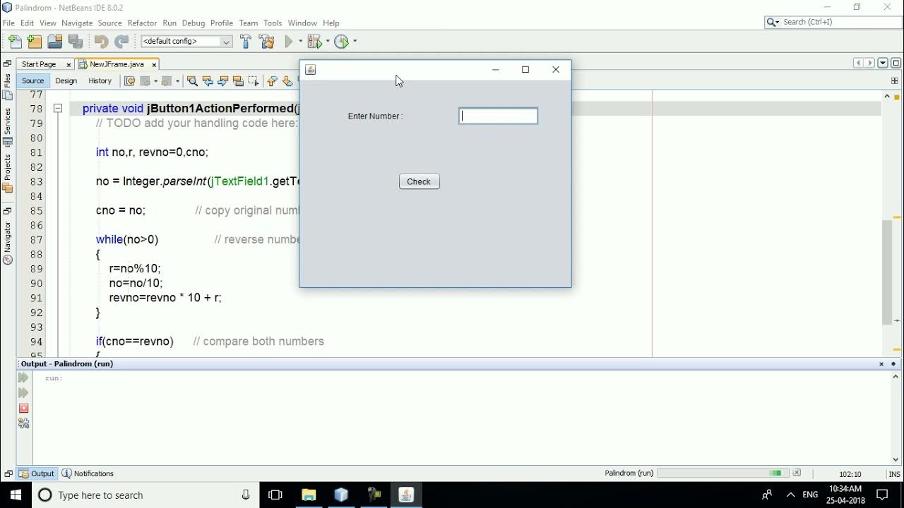 Check number is Palindrome or not using While loop - YouTube