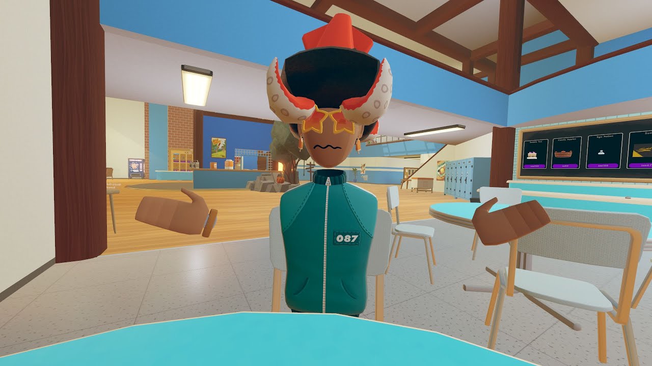 falling off my chair in rec room - YouTube