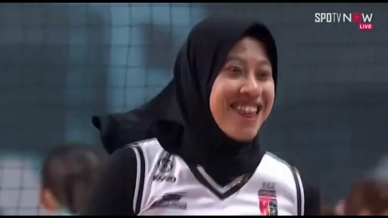 red spark vs gs kaltex saling serang hingga jadi korban smash - YouTube