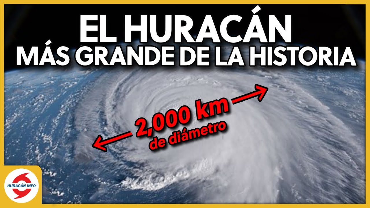 El huracán más grande de la historia: Tifón Tip. - YouTube