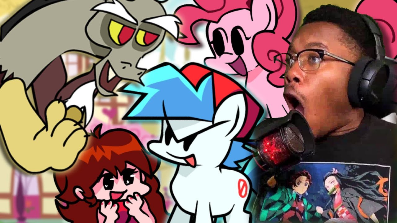 BF TURNED INTO A PONY.. | Friday Night Funkin' (Pinkie Pie 2.0) - YouTube