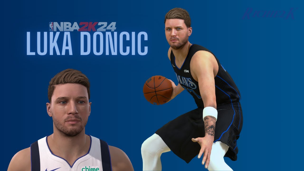 Luka Doncic Face Creation NBA 2K24 - YouTube