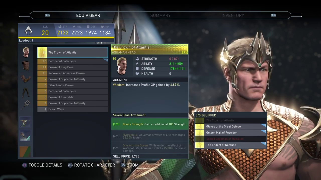Injustice 2 glitch/bug gear disaspear? - YouTube