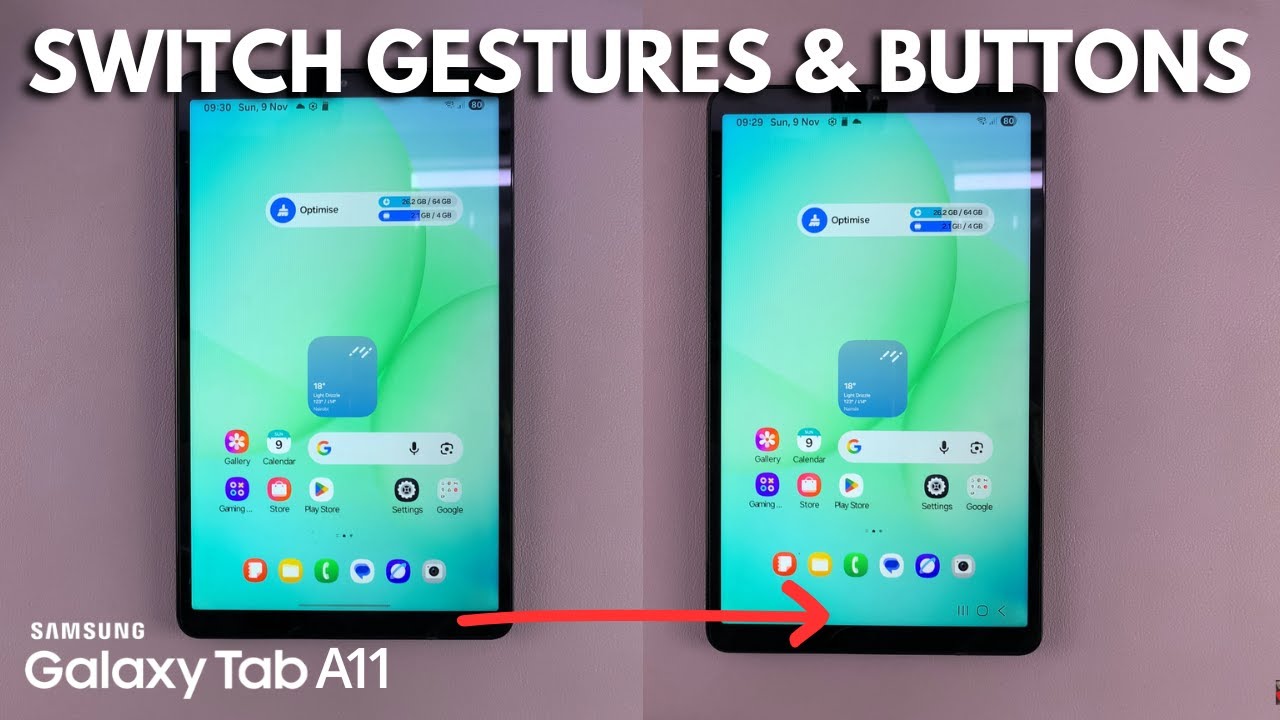 How To Switch Between Navigation Gestures & Buttons On Samsung Galaxy ...