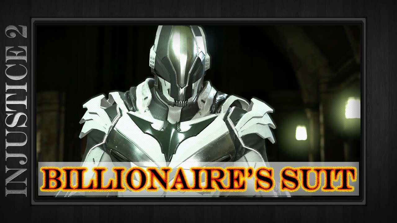 Injustice 2 - Billionaire's Suit - Batman Epic Gear Set - YouTube