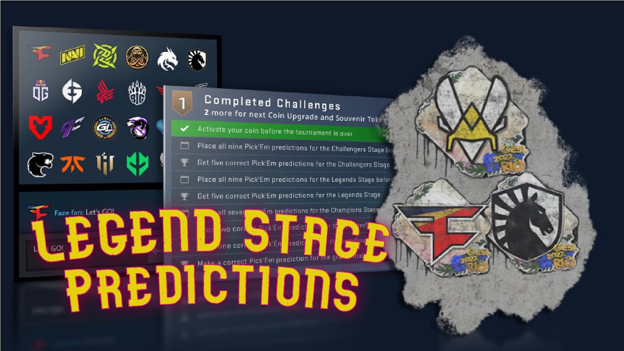 CS:GO Rio Major 2022 Legend Pickems - YouTube