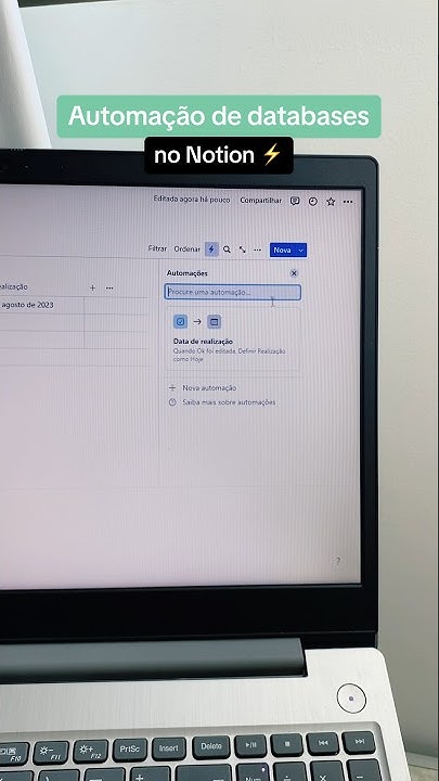 Automação De Databases Notion Notionupdate Database Notiondatabase Automacao Produtividade