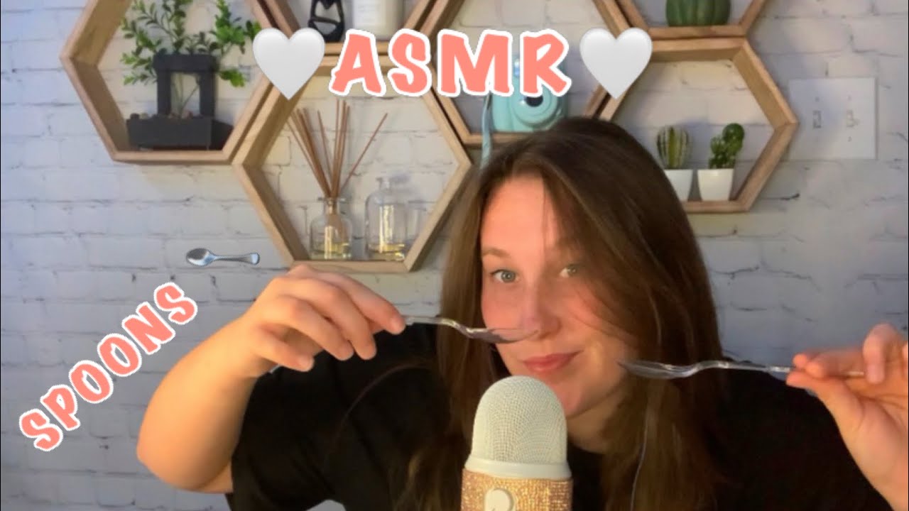 🤍ASMR🤍 Spoons on microphone (EXTREMELY RELAXING) - YouTube