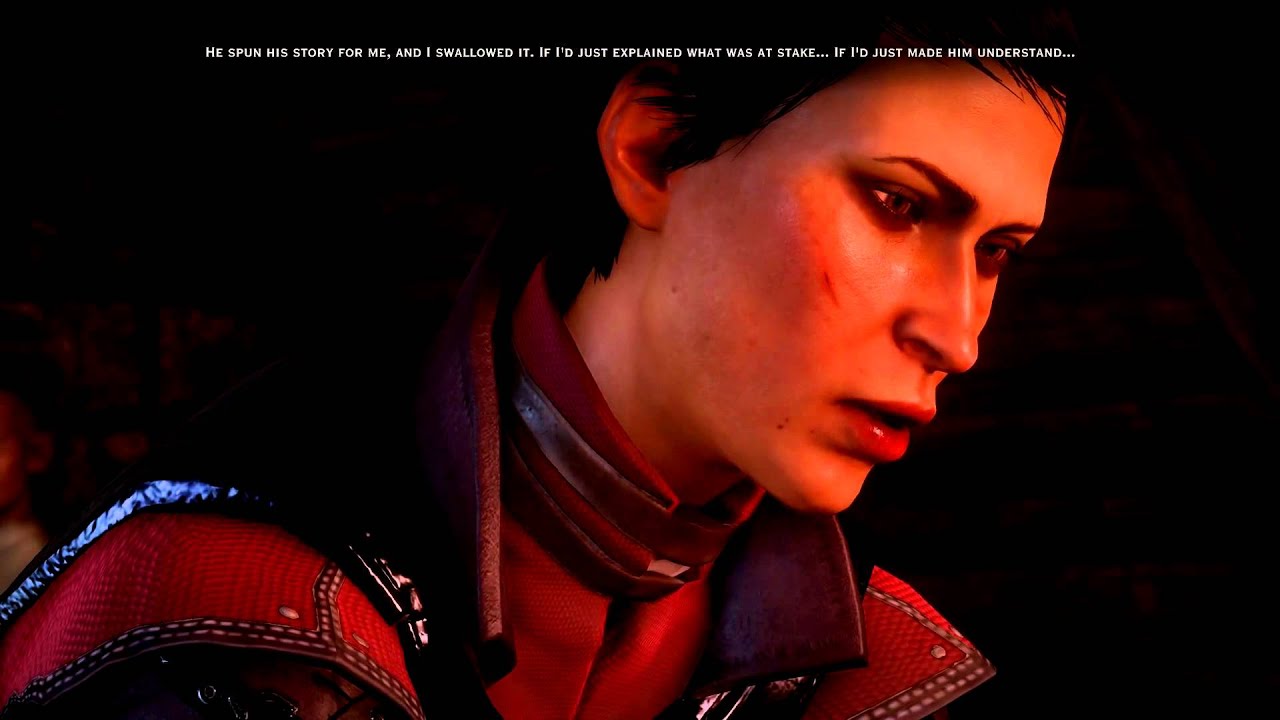Cassandra Angry at Varric - YouTube