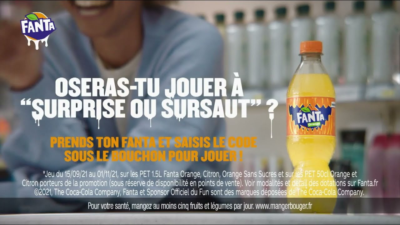 Fanta "oseras-tu jouer à "surprise ou sursaut"? Pub 20s - YouTube