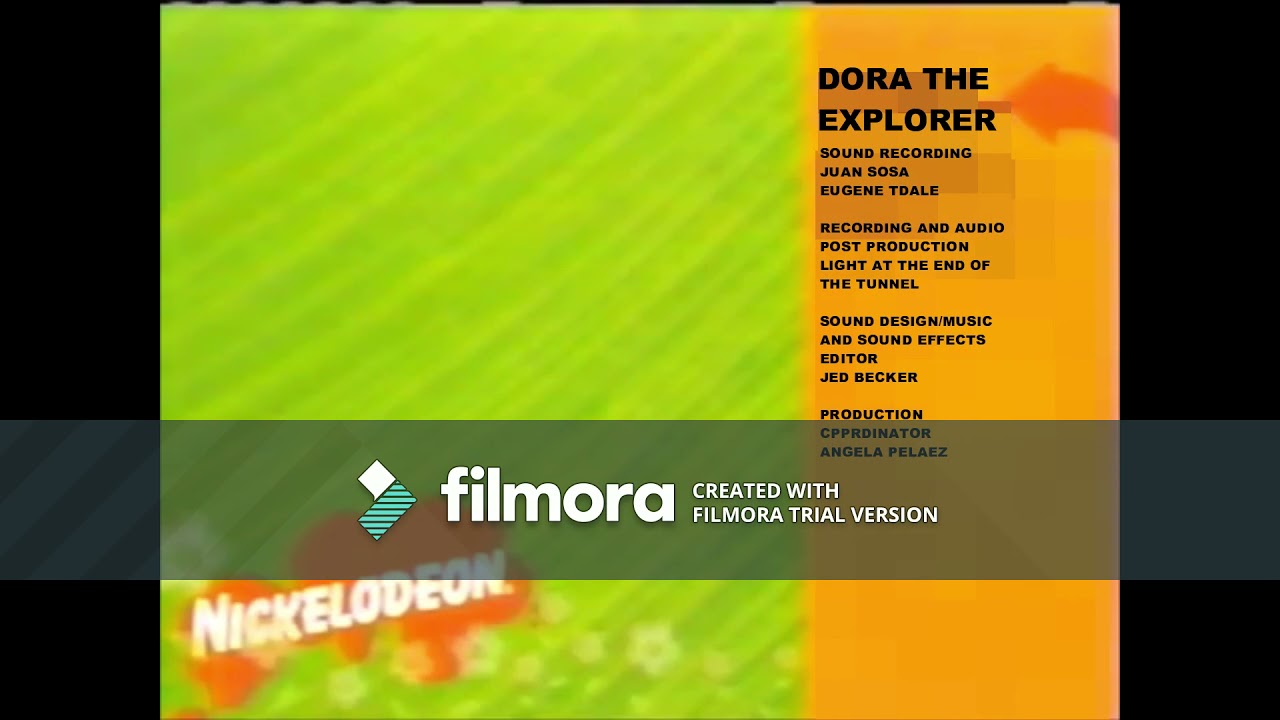 DORA THE EXPLORER SPLIT SCREEN CREDITS ERROR1 - YouTube