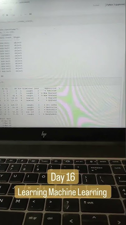 Day 16 - Learning Machine Learning #machinelearning #studywithme #student #study #shortvideo # ...