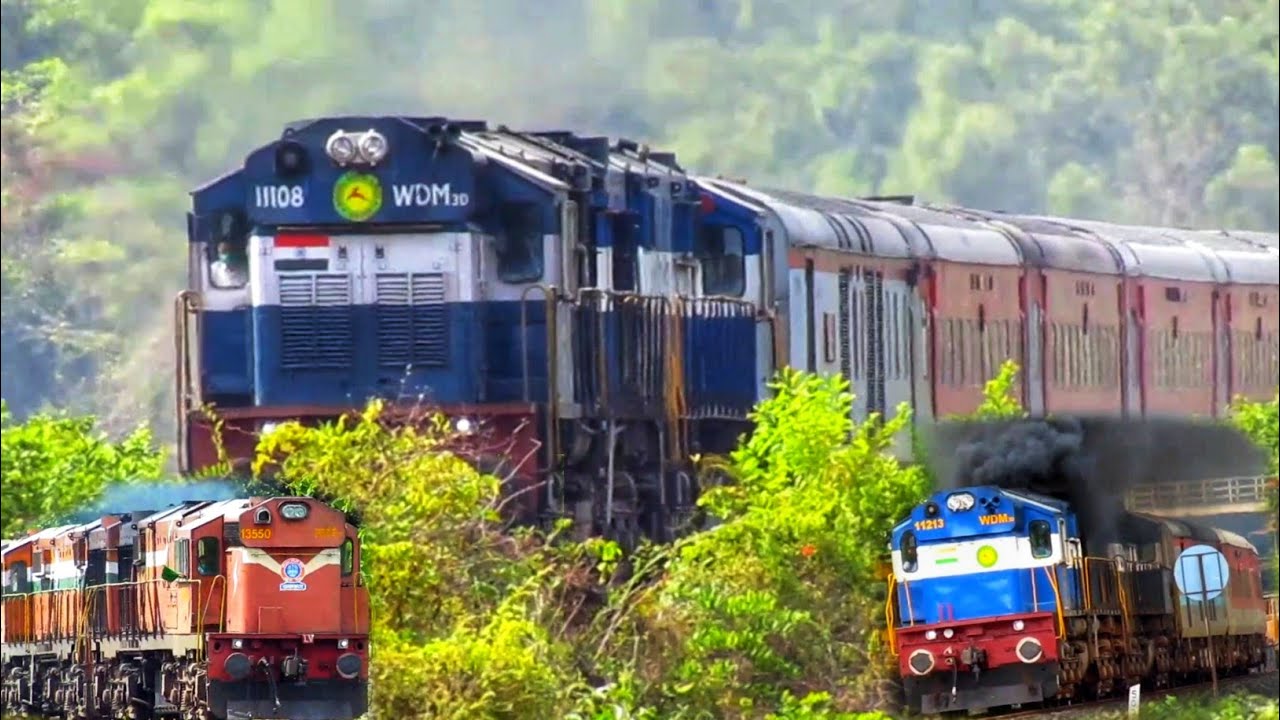 Twin ALCO special | 02431/31 TVC Rajdhani | Indian railways - YouTube