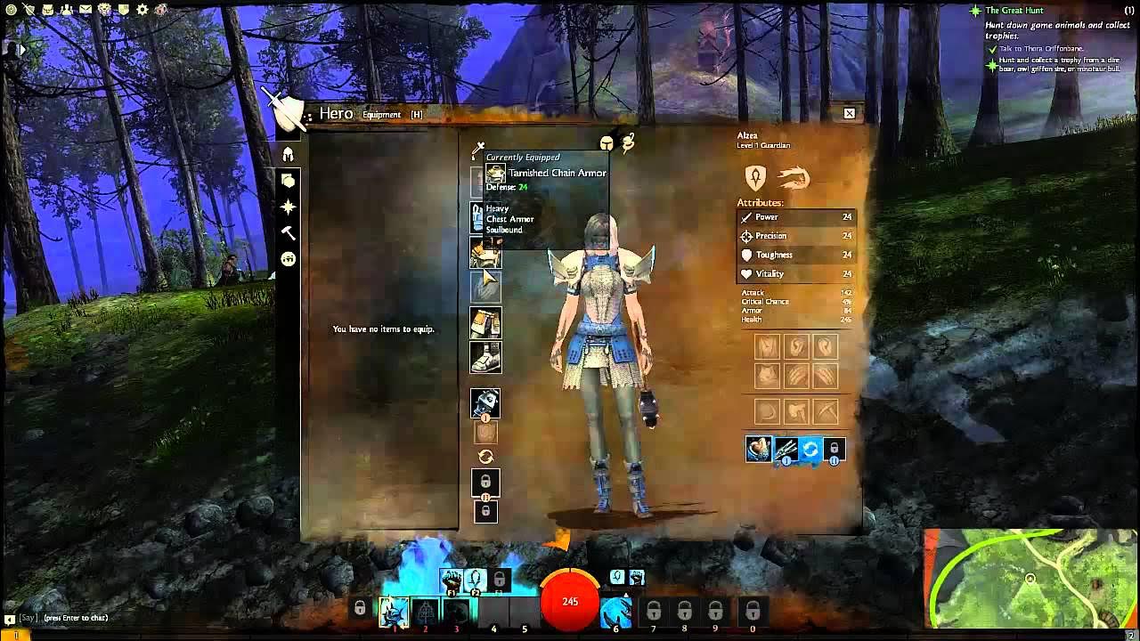 Guild Wars 2 Norn Guardian | Character Creation, first quest - YouTube