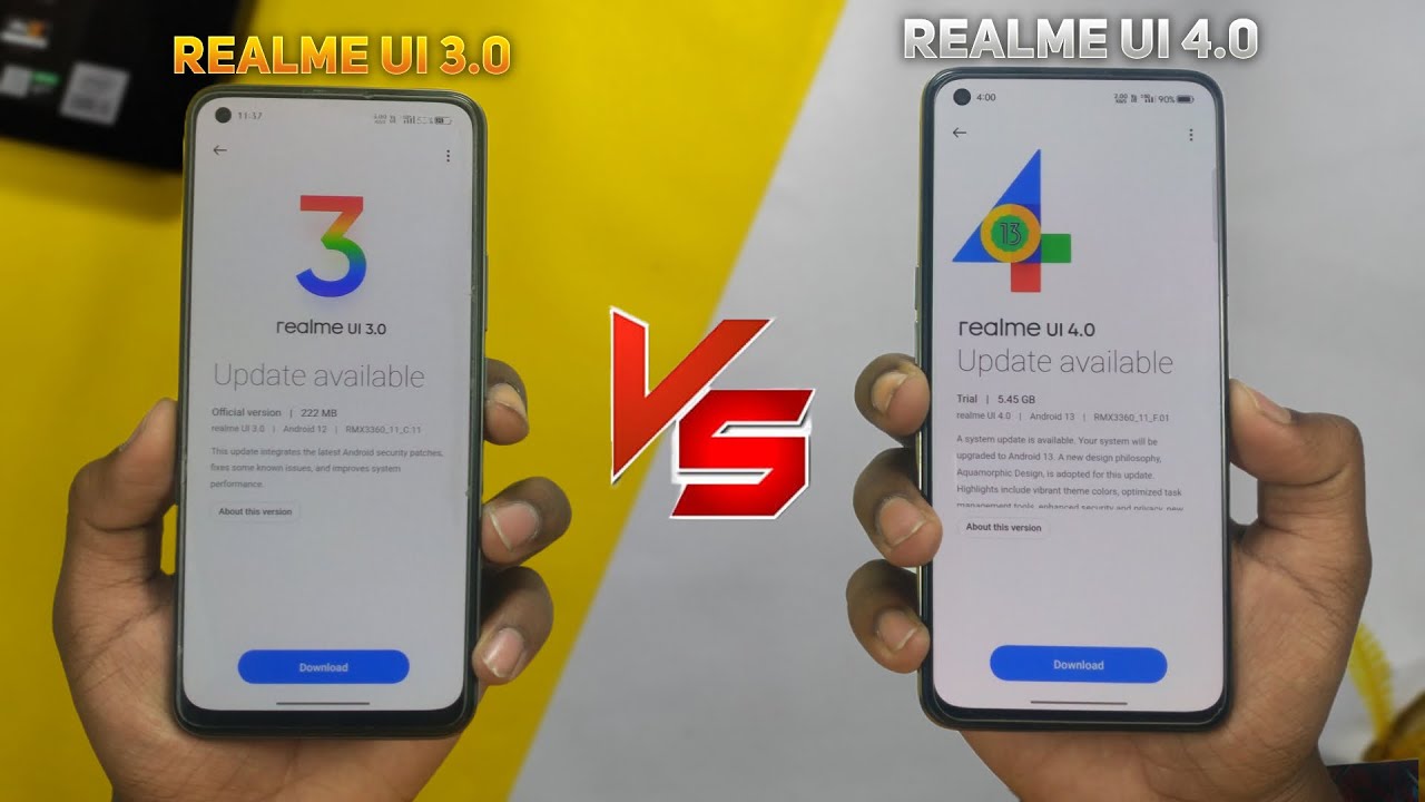 Realme Ui 4.0 vs Realme Ui 3.0 | Full Comparison , Ui Changes ...