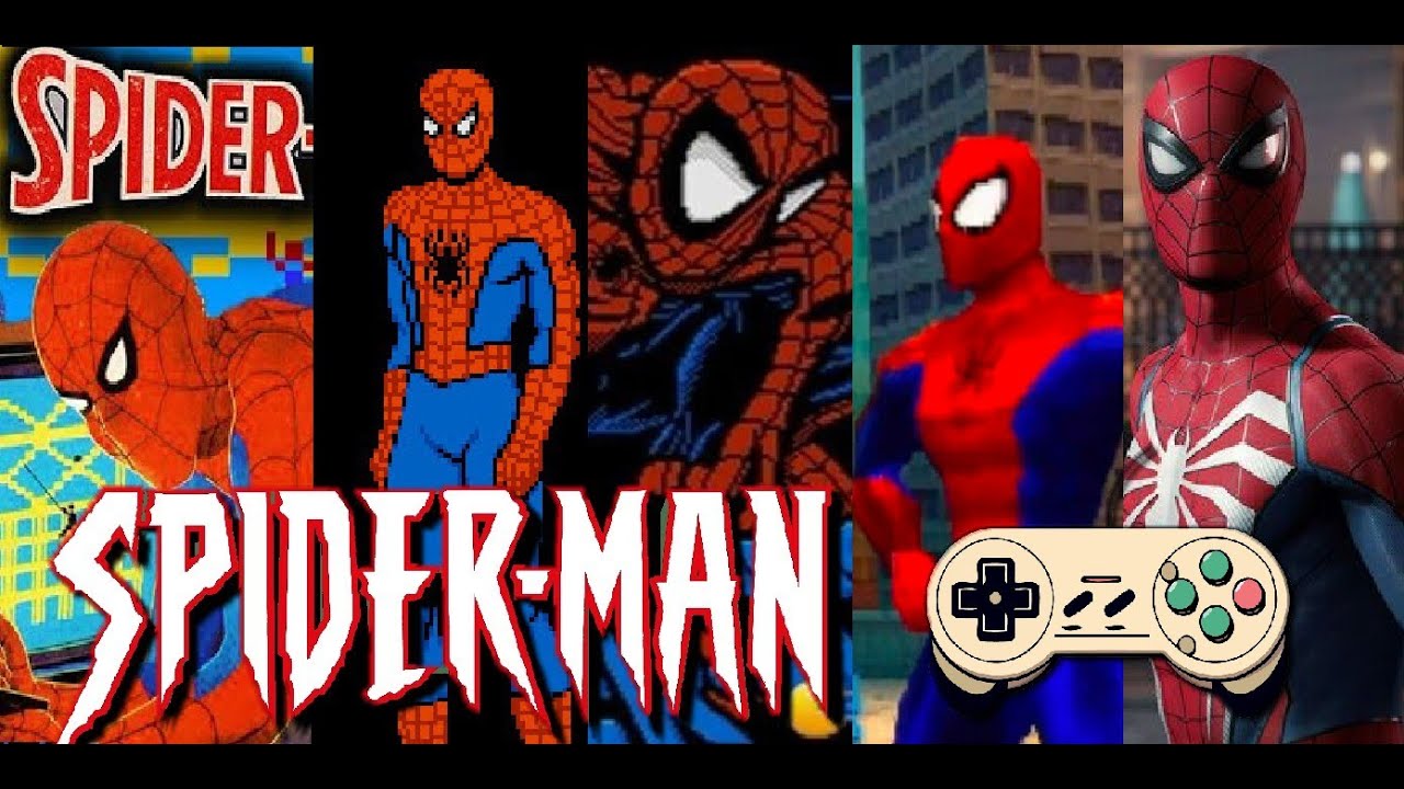 Evolution Of All Spiderman Video Games! 1982 - 2023 - YouTube