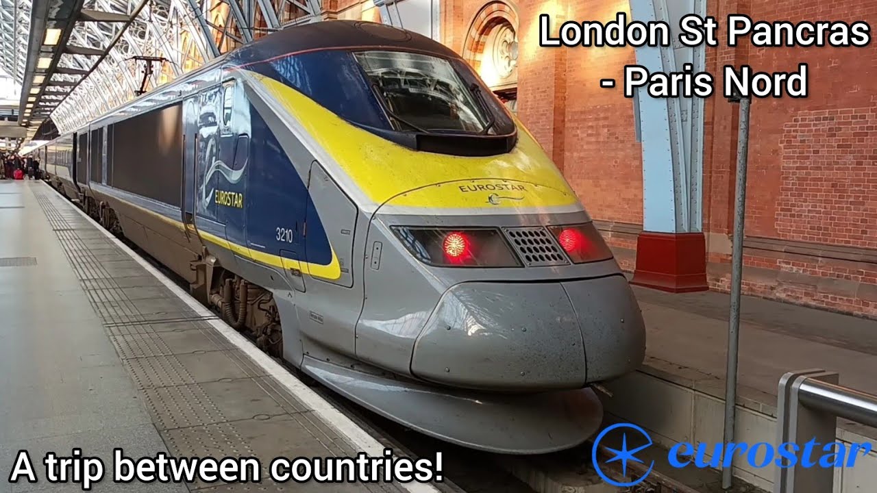 Eurostar Class 373 “Eurostar e300” Standard Class Review - St Pancras ...