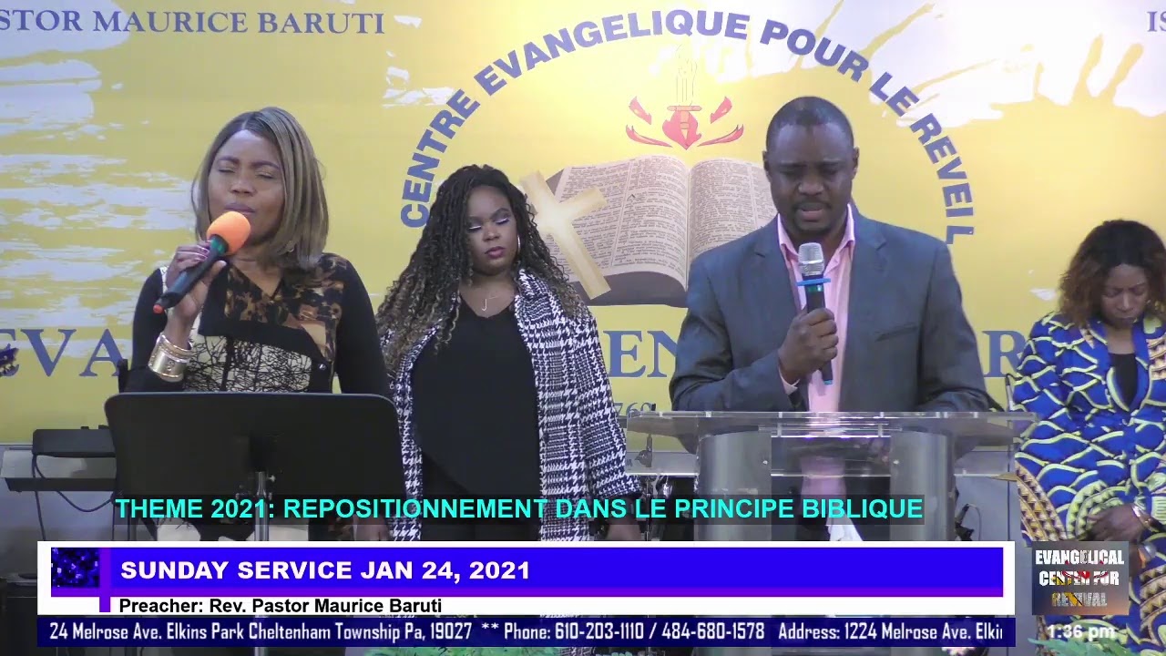 Sunday Service 1/24/2021 * Evangelical center for revival Philly - YouTube