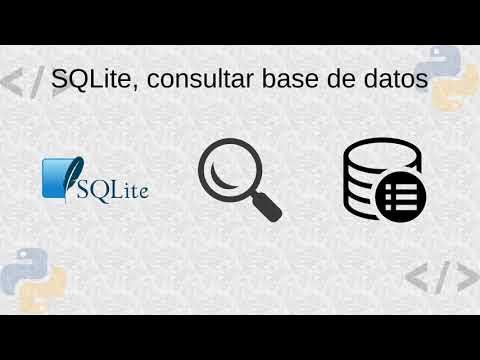 Python - SQLite, consultar registro - YouTube