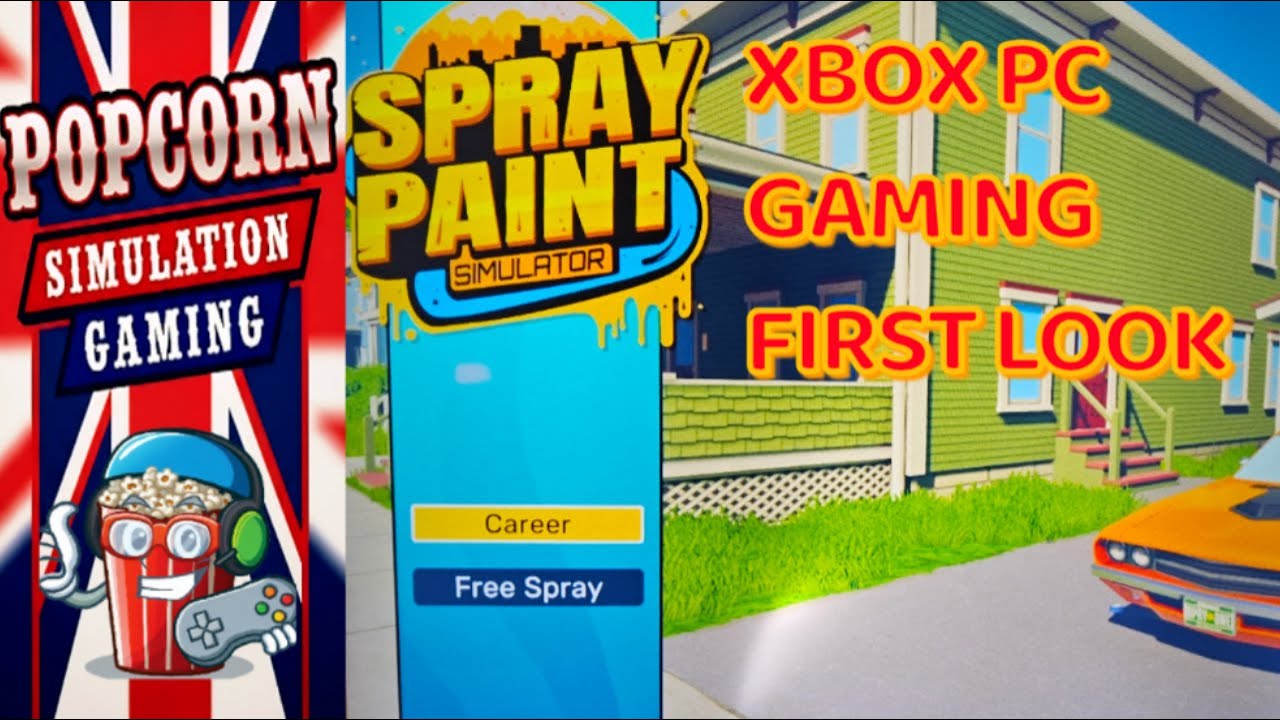 SPRAY PAINT SIMULATOR, XBOX PC GAMING FIRST LOOK - YouTube