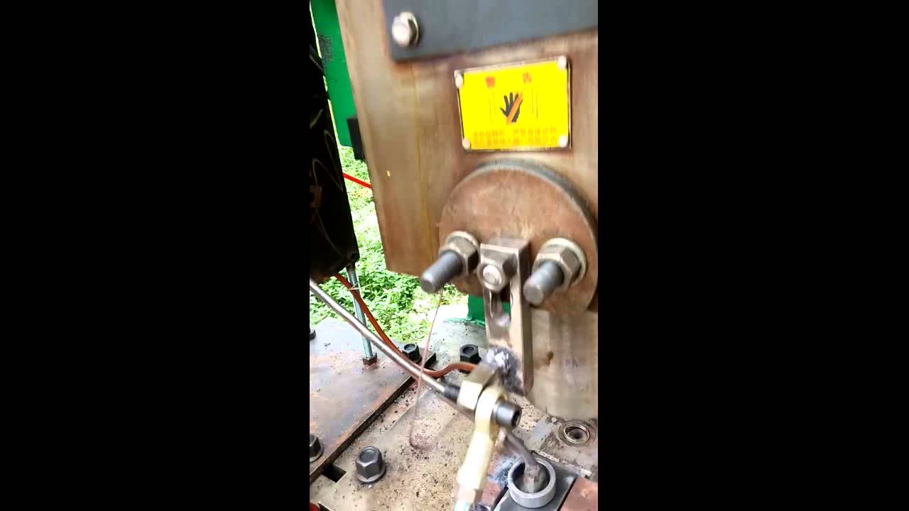 key ring forming machine with 63tons press - YouTube