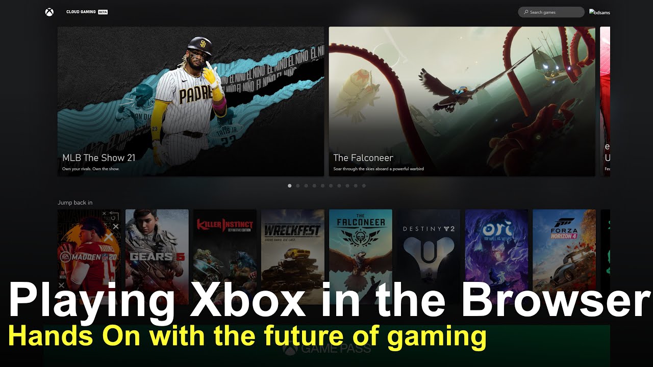 Playing Xbox in the Browser, Hands On - YouTube