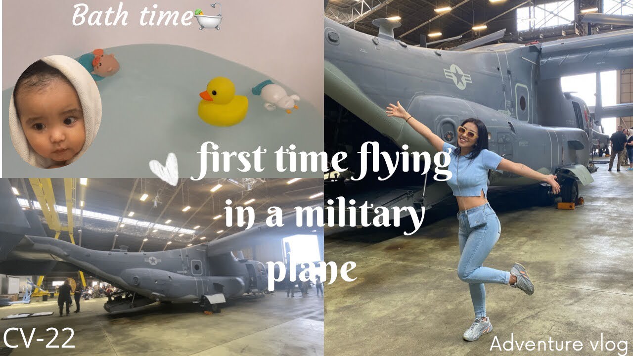 My first experience flying in a military plane/CV-22/ yokota Airbase ...